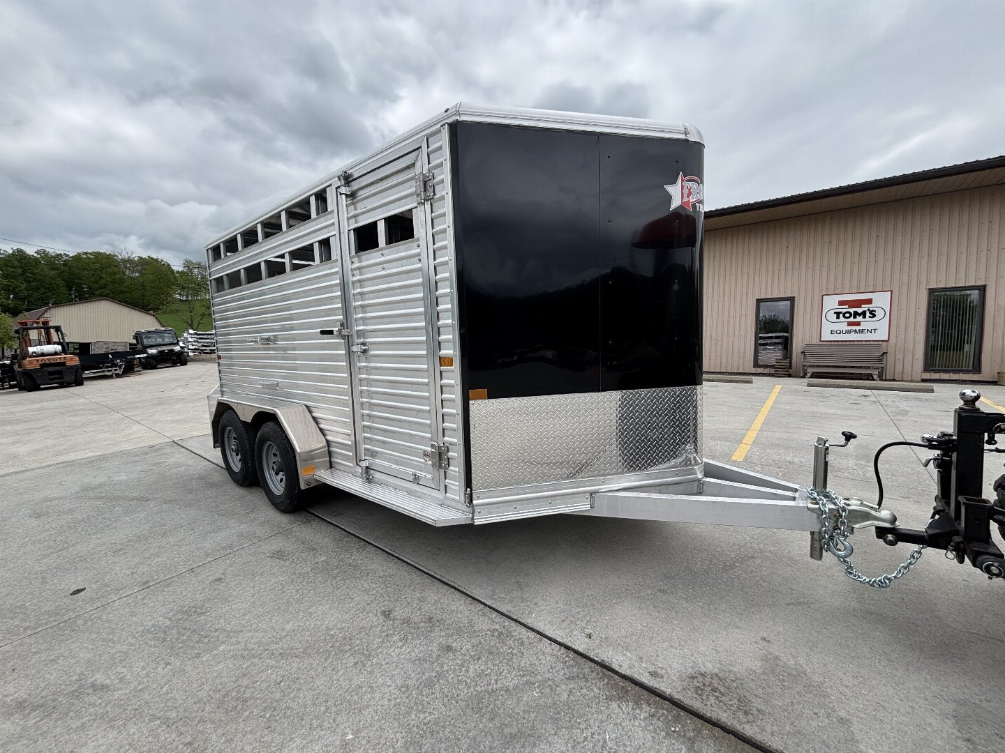 New 2025 Frontier Trailers 7'X14' - Live Stock Trailer w/ Swinging Gate ...