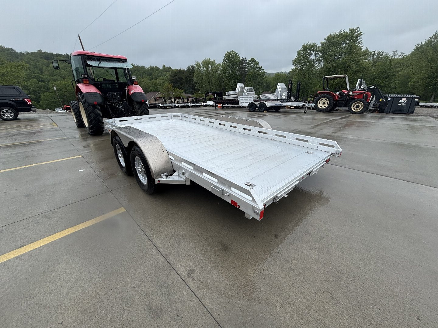 New 2026 Aluma Trailers 7814TA-R Aluminum Utility Trailer W/ Slide Out ...