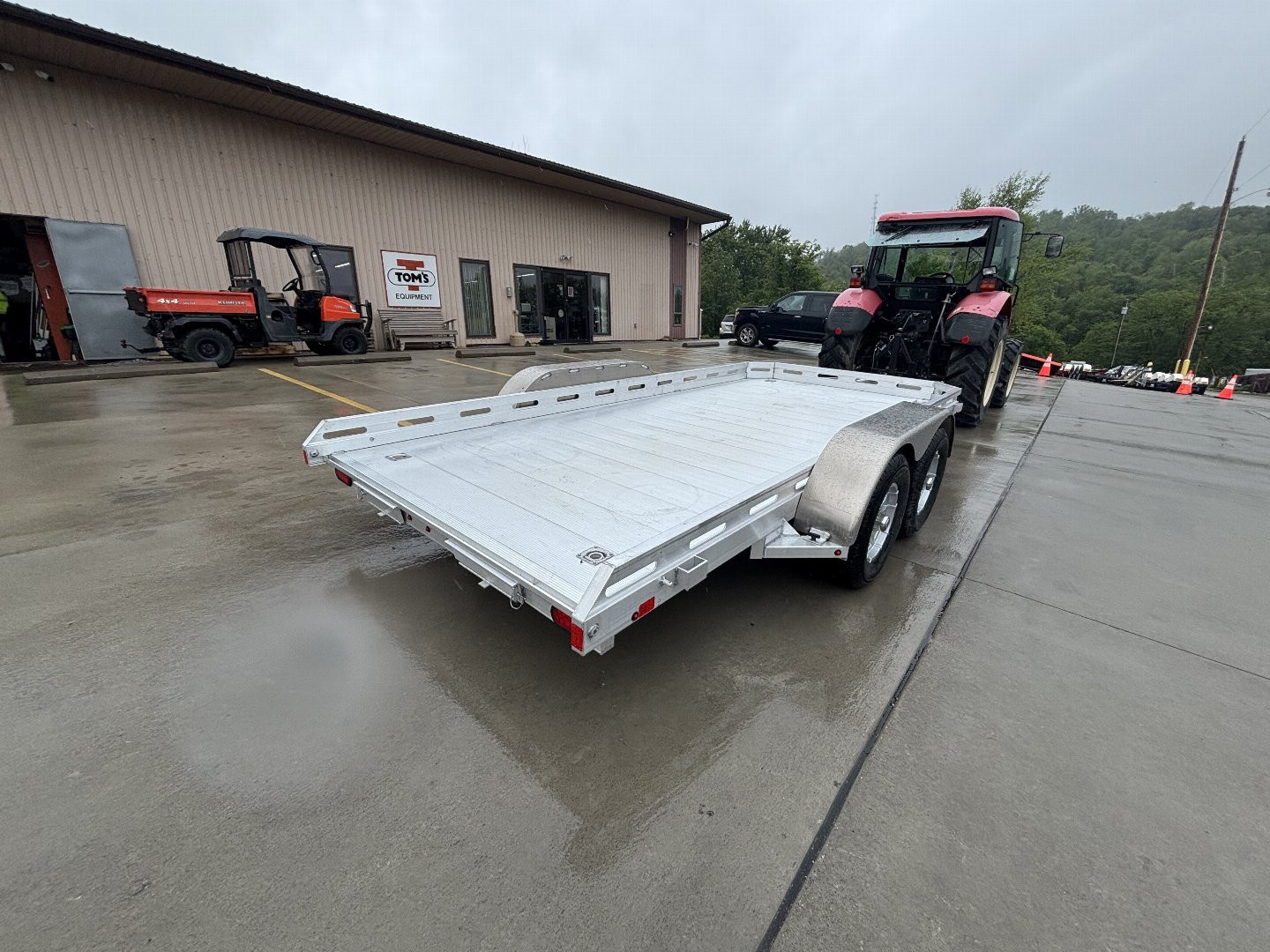 New 2026 Aluma Trailers 7814TA-R Aluminum Utility Trailer W/ Slide Out ...