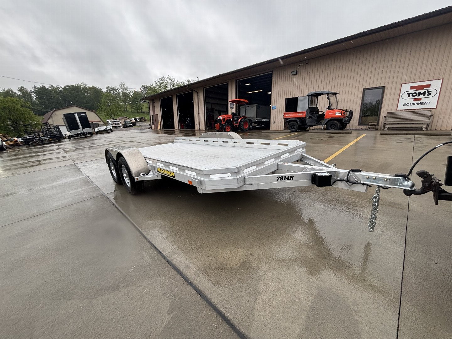 New 2026 Aluma Trailers 7814TA-R Aluminum Utility Trailer W/ Slide Out ...