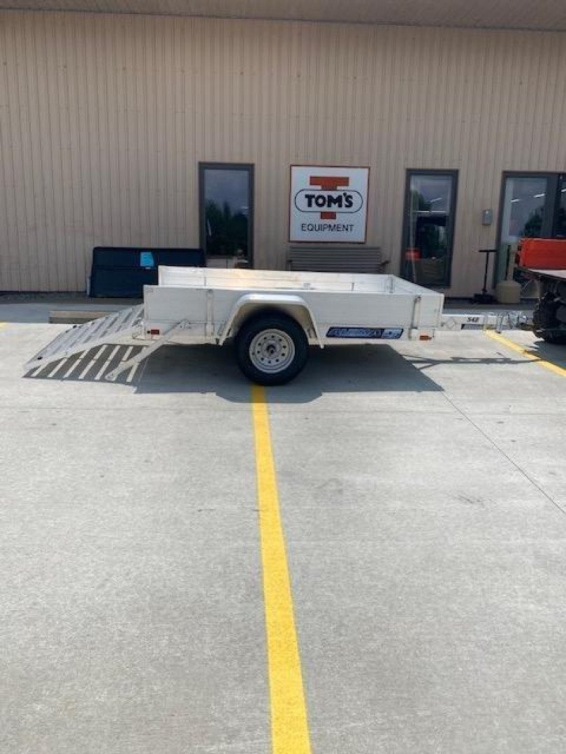 New 2027 Aluma Trailers 548 ESA Aluminum Utility Trailer w/ Ramp & 12 ...