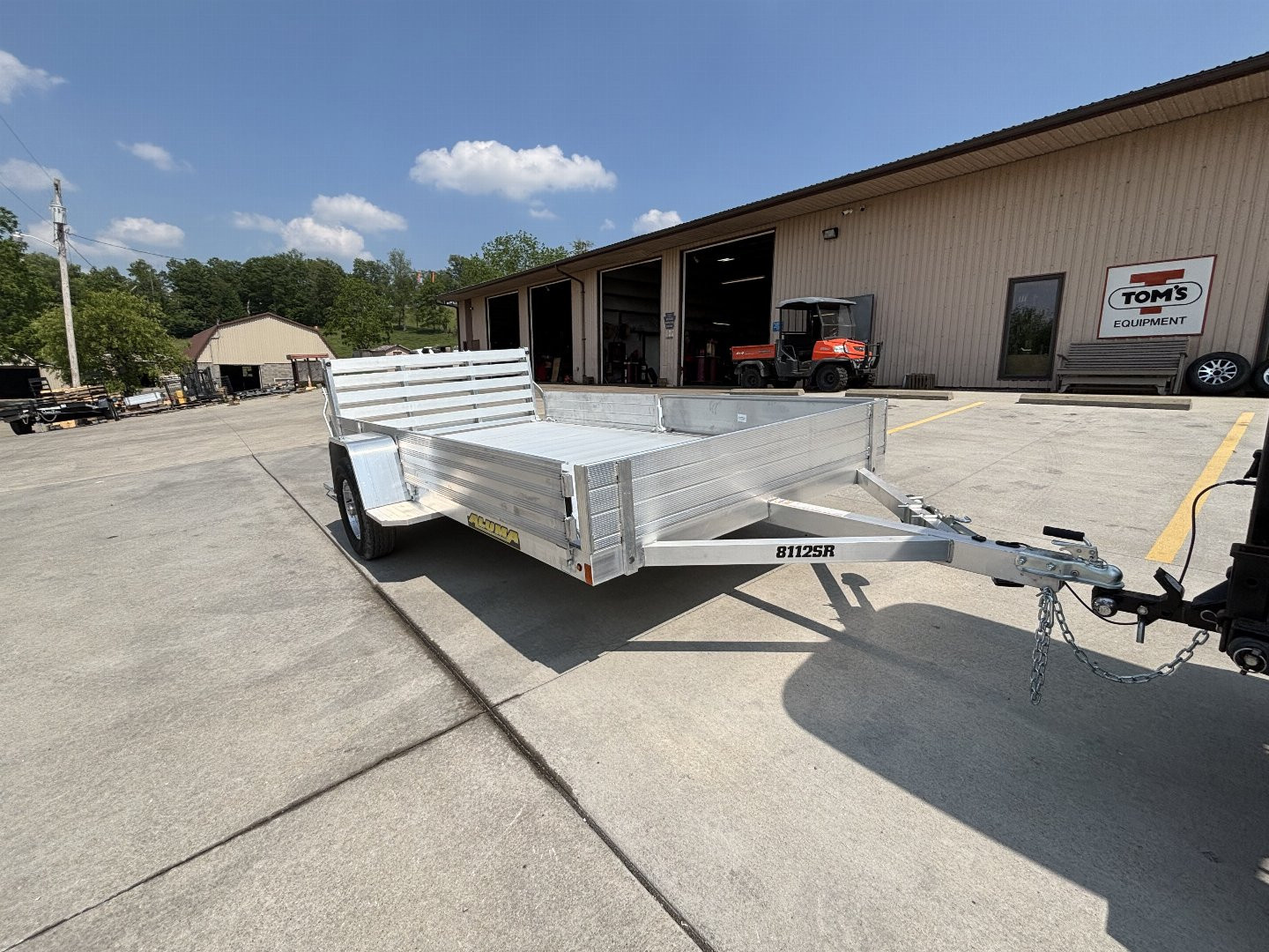 New 2026 Aluma Trailers 8112 BT Utility Trailer W/ Side Load Ramps & 12 ...
