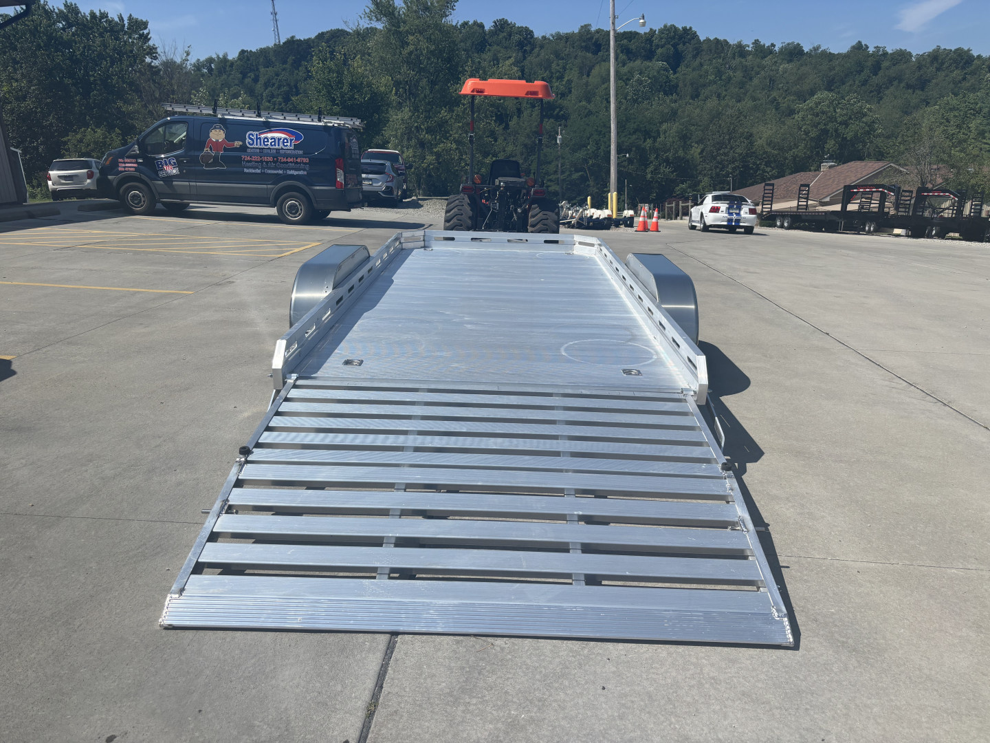 New 2027 Aluma Trailers 7814TA-BT Aluminum Utility Trailer W/ Bi Fold ...
