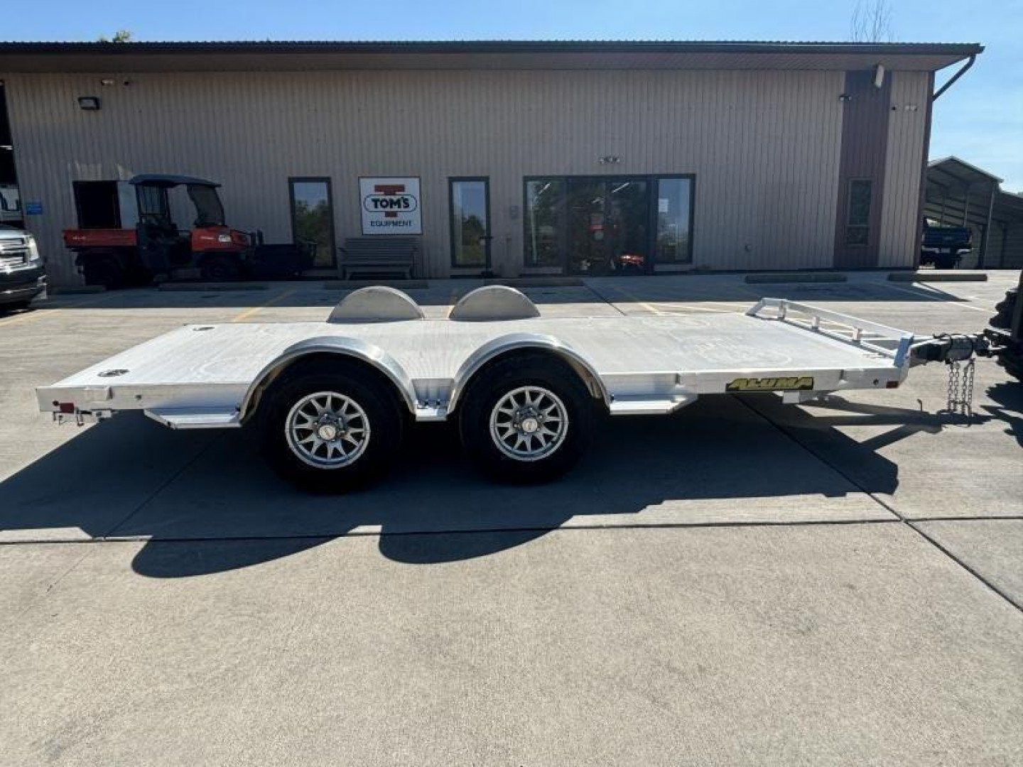 New 2026 Aluma Trailers 8216H Heavy Duty Aluminum Car Hauler w/ Rear ...