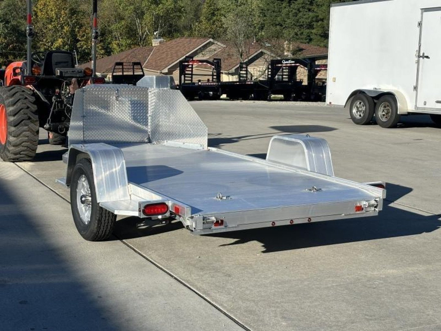New 2026 Aluma Trailers TK1 S-R Aluminum Trike Trailer W/ Slide Out ...