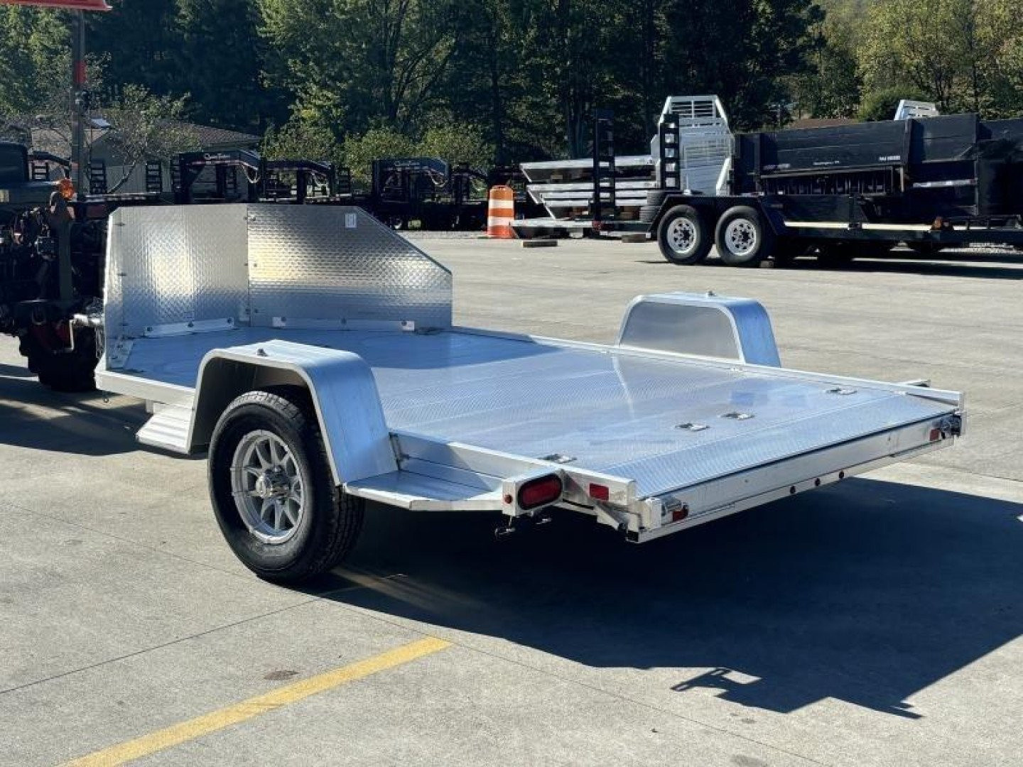 New 2026 Aluma Trailers MC210 Aluminum 2 Place Motorcycle Trailer W ...