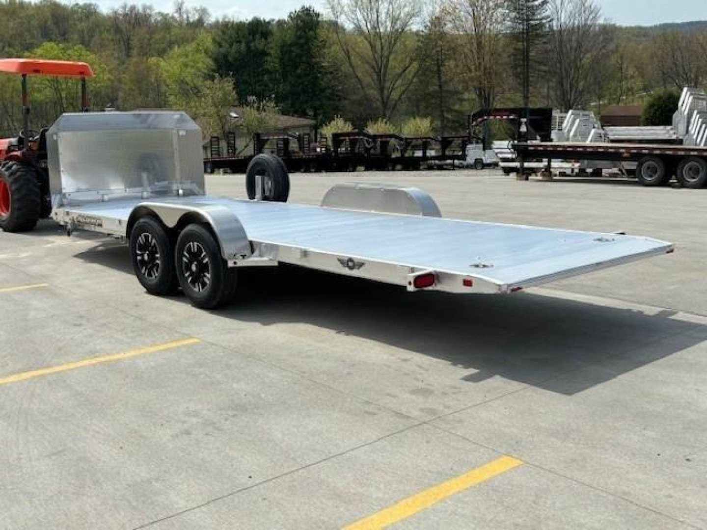 New 2026 Aluma 8220H Executive Series Aluminum Car Hauler Tilt Trailer ...