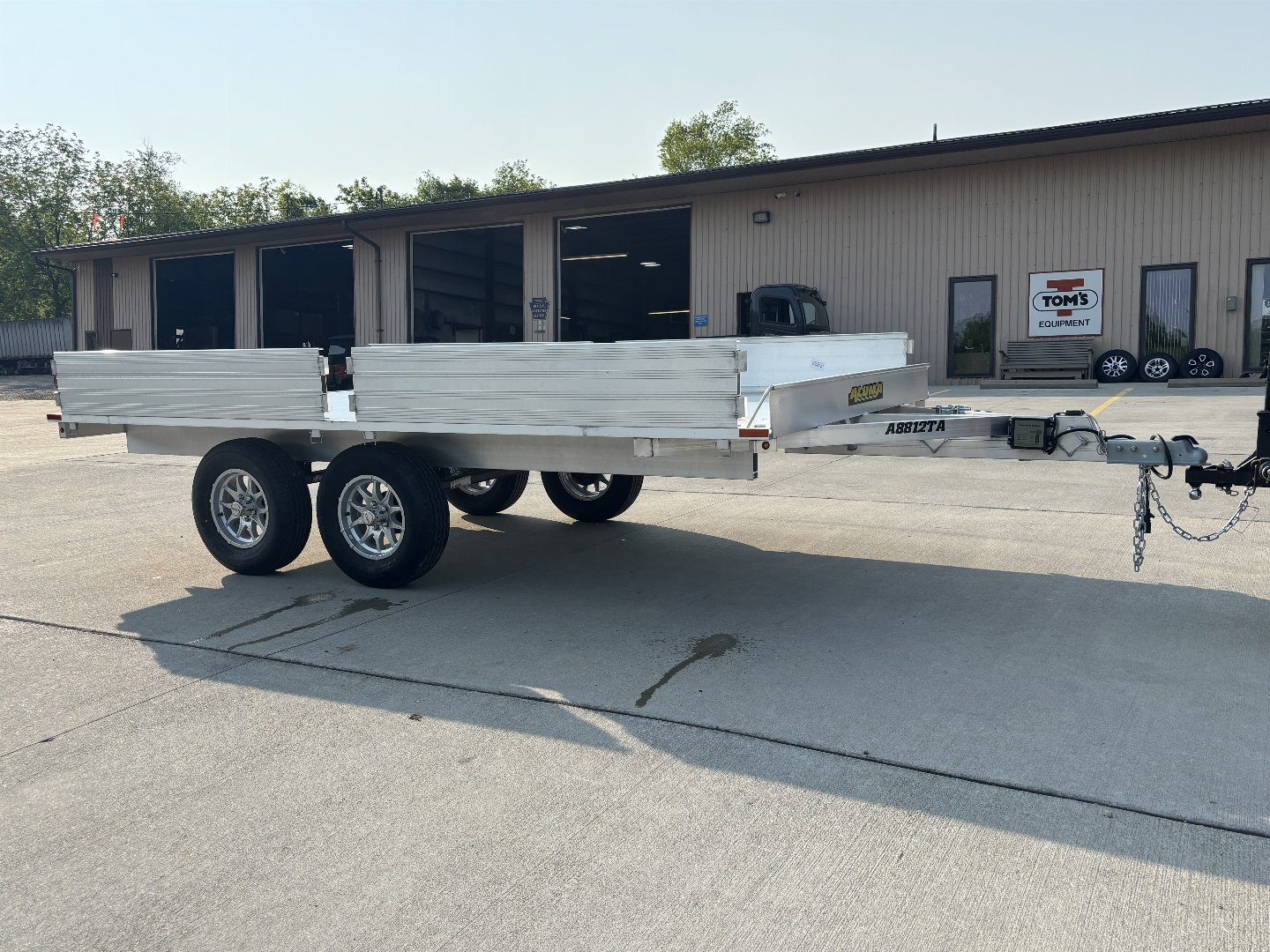 New 2025 Aluma Trailers A8812TA ATV Deckover Trailer (3 Place) - Side ...