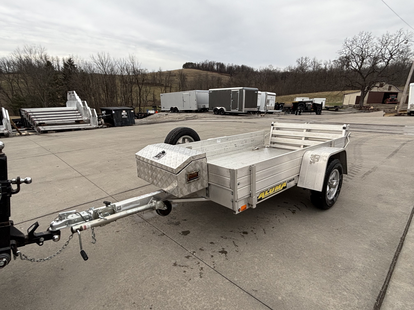 Used 2025 USED Aluma Trailers 548 Aluminum Utility Trailer W / Bi-Fold ...