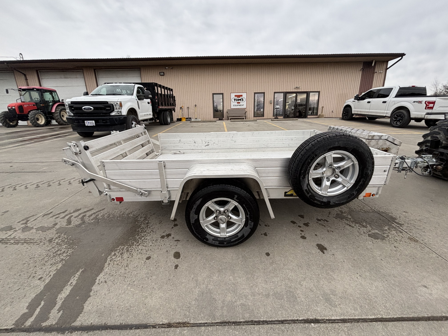 Used 2025 USED Aluma Trailers 548 Aluminum Utility Trailer W / Bi-Fold ...