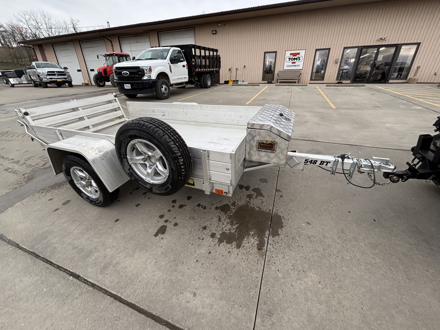 Used 2025 USED Aluma Trailers 548 Aluminum Utility Trailer W / Bi-Fold ...