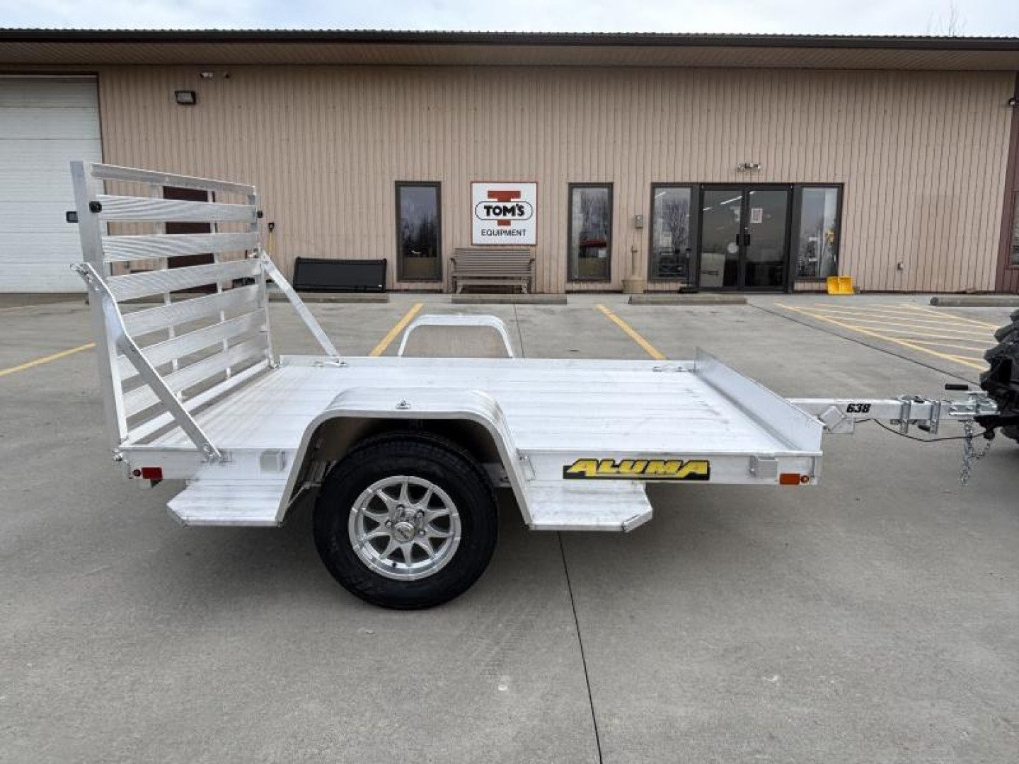 New 2026 Aluma Trailers 638 Aluminum Utility Trailer W/ Ramp 2000# GVWR