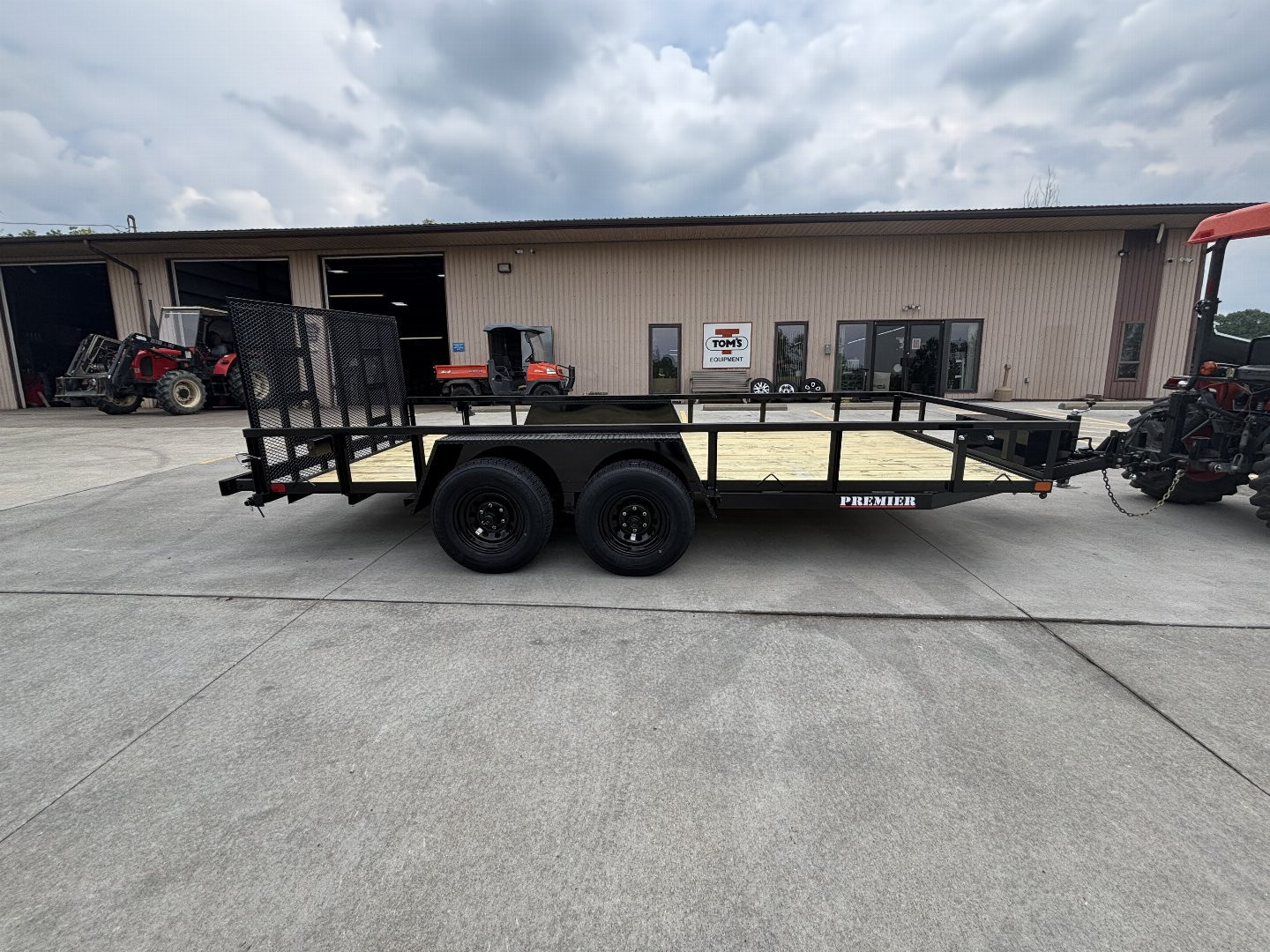 New 2025 Premier Trailers 82"X16' Tandem Axle Utility Trailer W ...