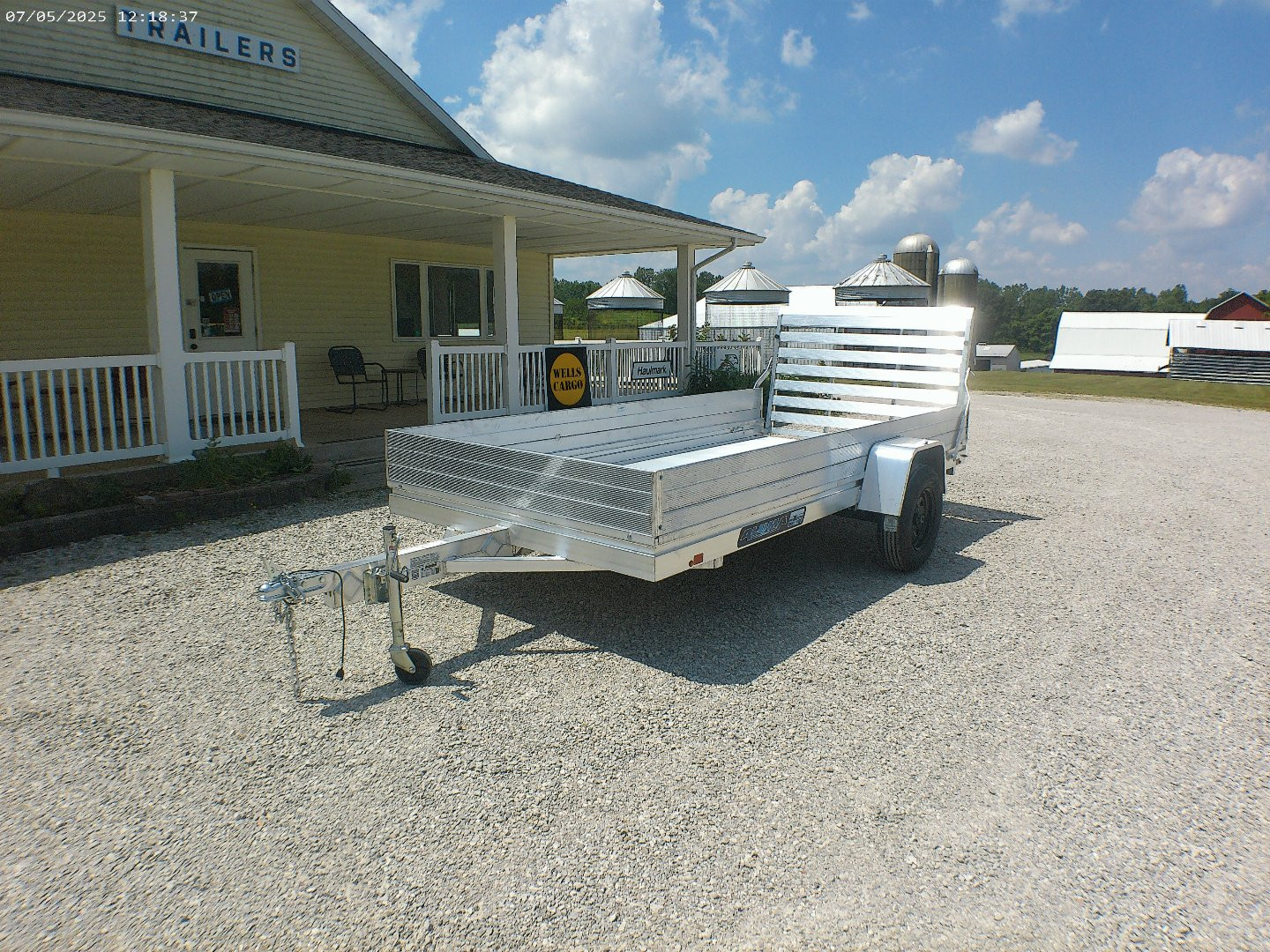 New 2026 Aluma 6812H-ESA-S Utility Trailer
