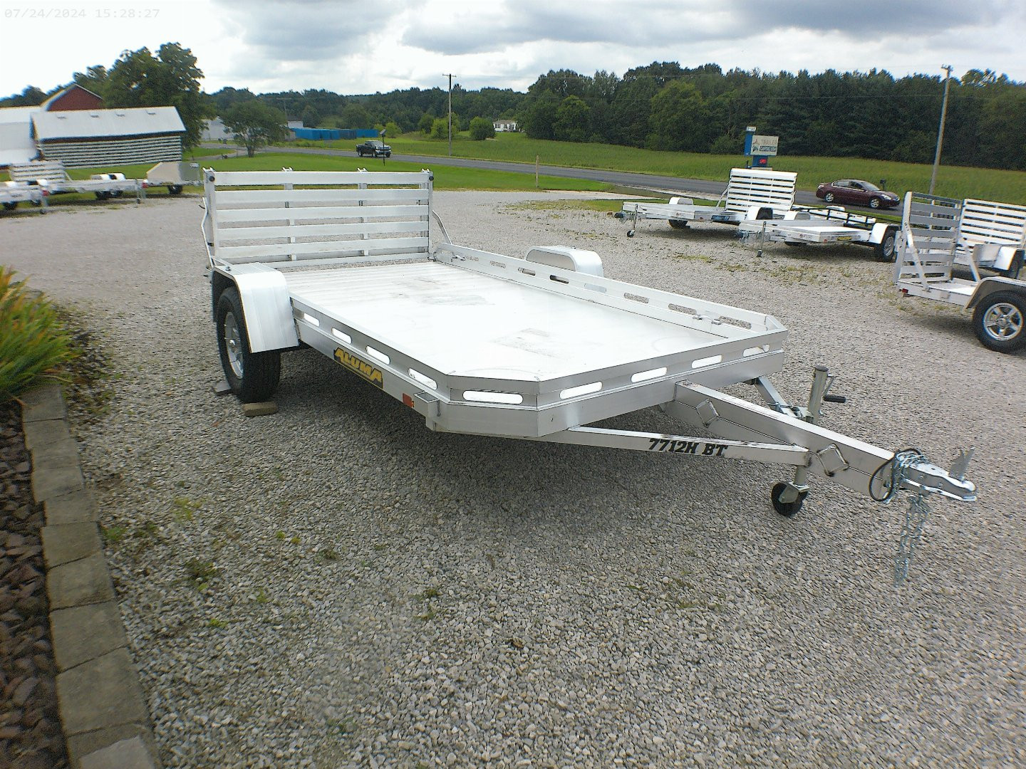 New 2025 Aluma 7712H-S-BT Utility Trailer