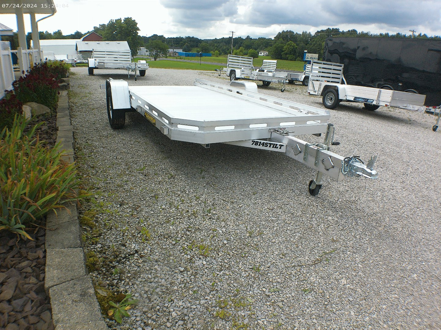 New 2025 Aluma 7814TILT-S Tilt Trailer for sale in Middlebury, IN