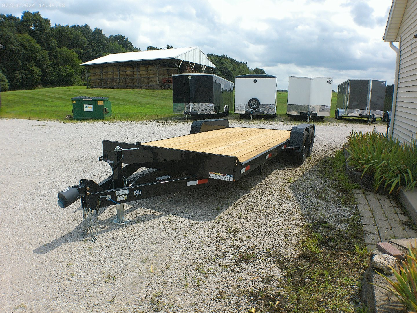 New 2024 BND Trailers 7X20 EZ Loader Car Hauler