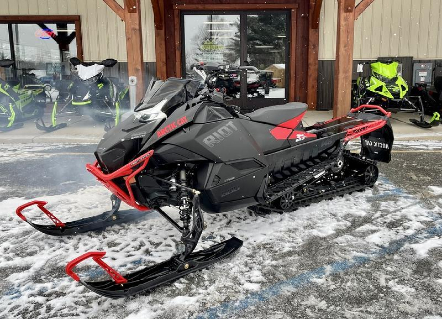 New 2024 Arctic Cat RIOT 600 146 ATC ES Snowmobile