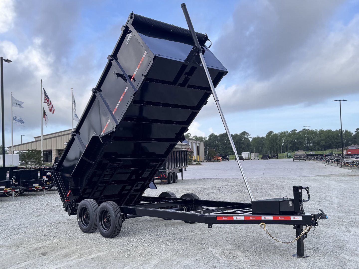 New 2025 U DUMP TRAILERS LLC 831616 7x16 Telescopic Dump Trailer w/ 48 ...
