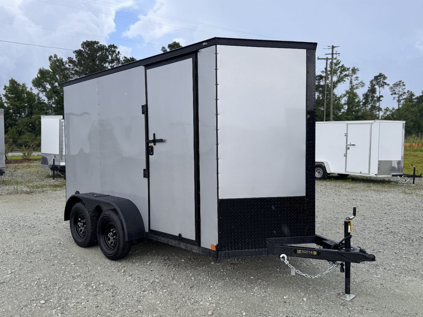 New 2025 Covered Wagon Trailers 6X12 Tandem Axle Enclosed Trailer w ...