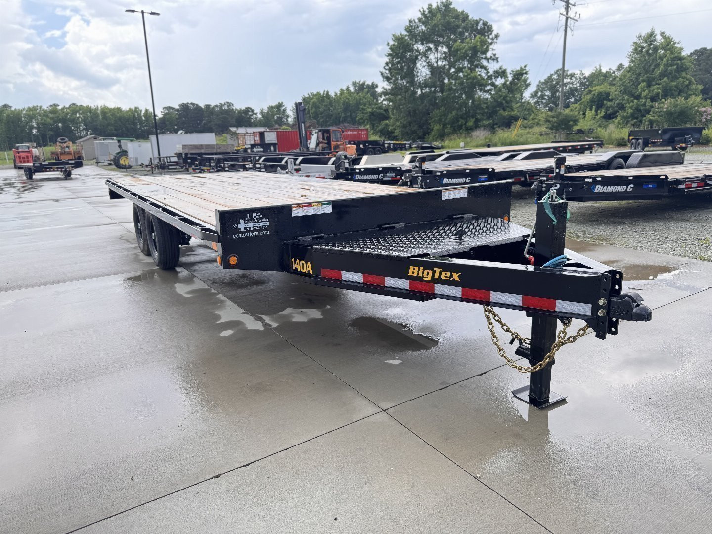 New 2025 Big Tex Trailers 14OA-20STA-S8BK Equipment Trailer