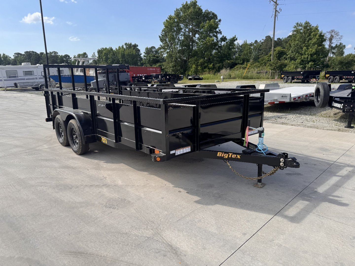 New 2025 Big Tex Trailers 70TV-16BK2B Utility Trailer