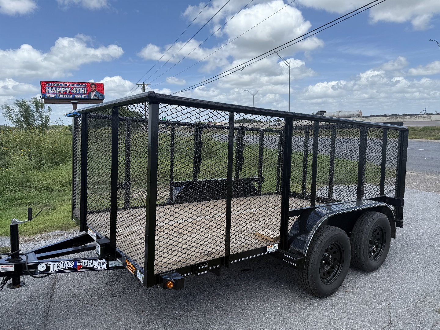 New 2025 Texas Bragg Trailers 12ft Light Pipe Landscape Utility Trailer