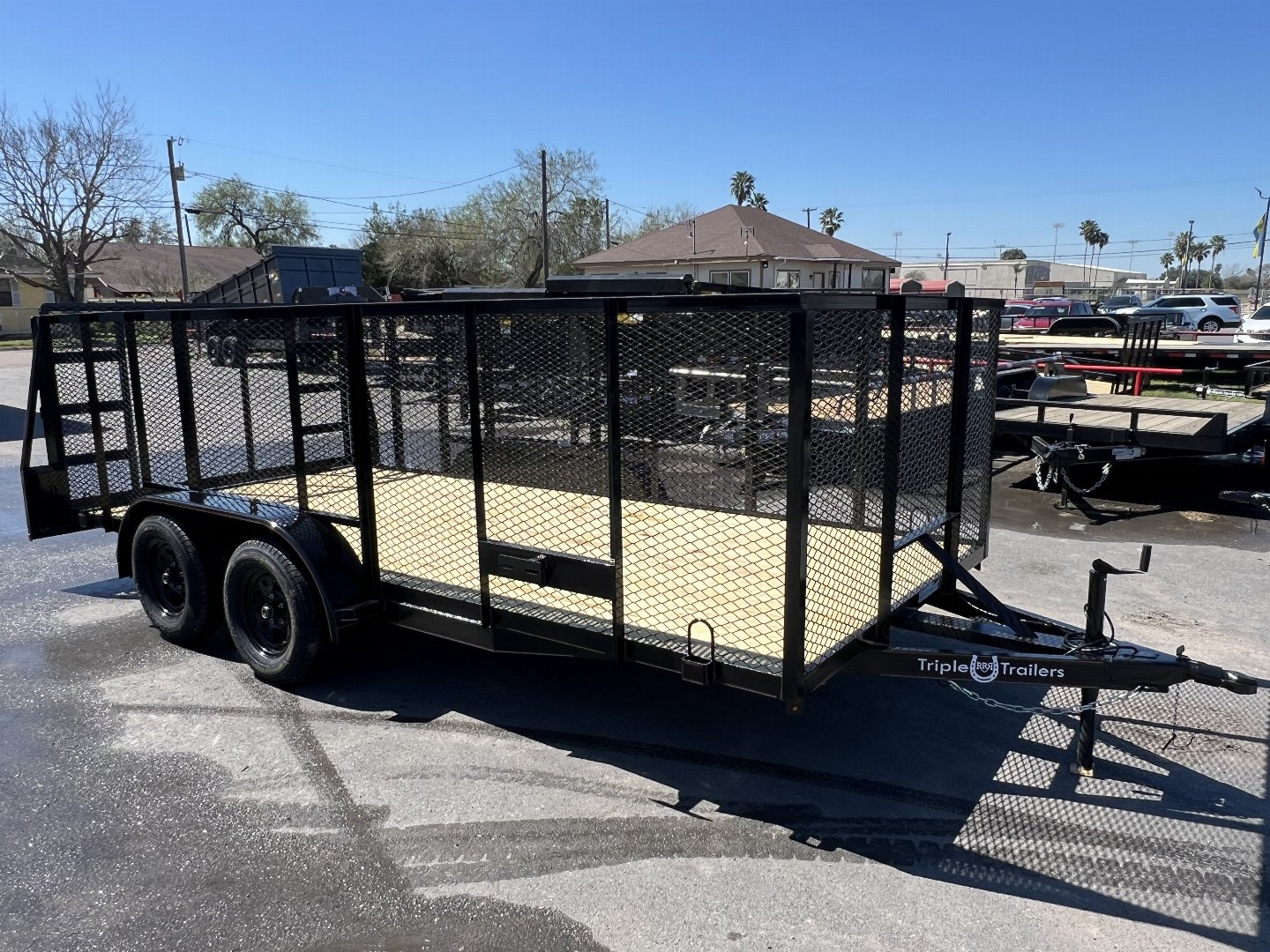 New 2025 Triple R Utility Trailer 16FT with 4ft Walls