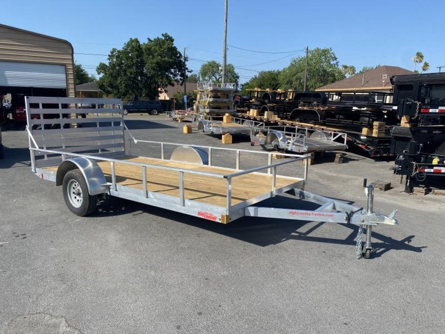 New 2023 ALCOM 7X14FT ALUMINUM Utility Trailer for sale in La Feria, TX