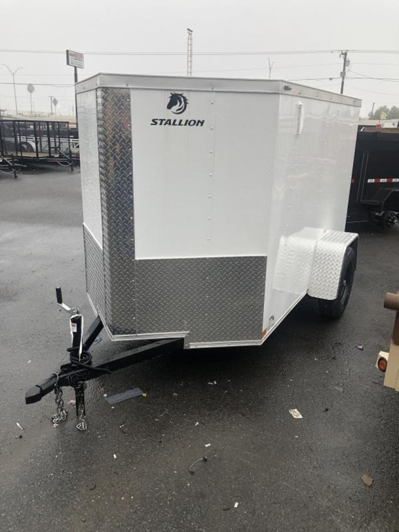 New 2026 Stallion Manufacturing LLC 5X8 Cargo / Enclosed Trailer