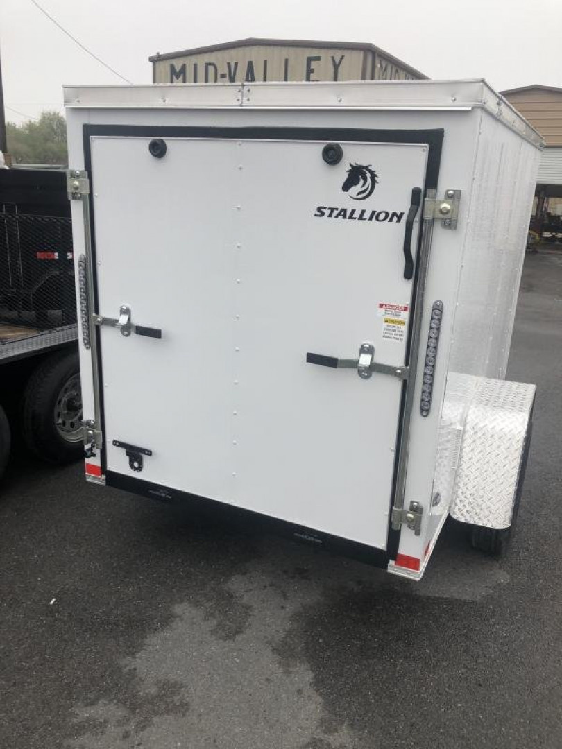 New 2025 Stallion Manufacturing LLC 5X8 Cargo / Enclosed Trailer