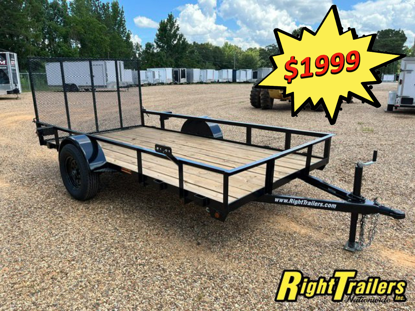 New 2025 6X12 TWISTED PINE UTILITY TRAILER for sale in Hattiesburg, MS