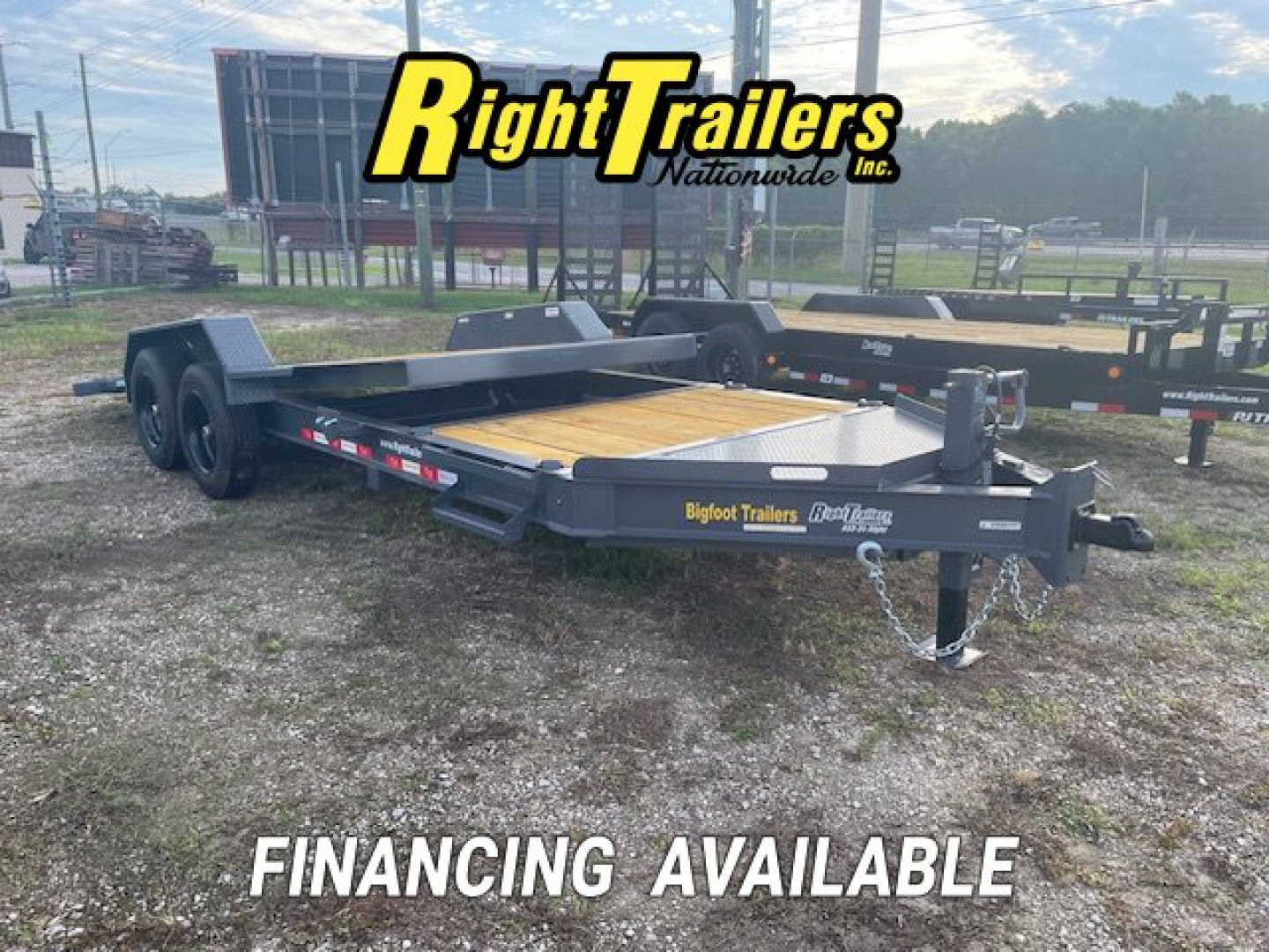 New 2025 7X20 Bigfoot Trailers Tilt Trailer
