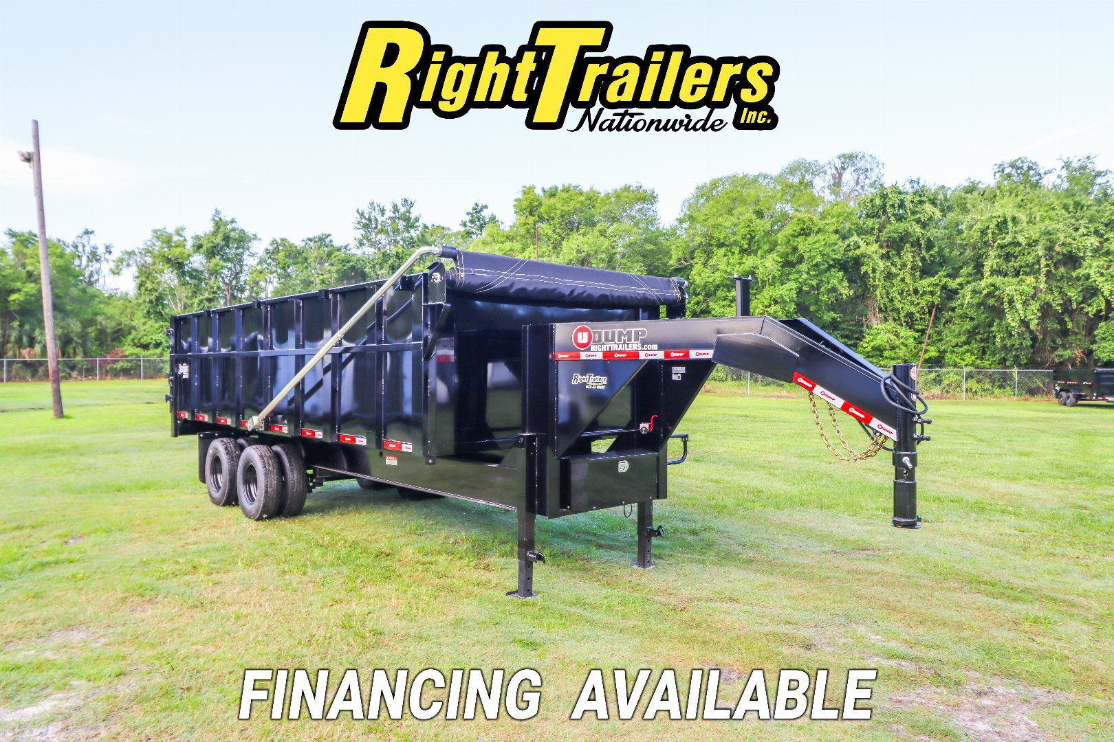 New 2025 8X20 U-DUMP GOOSENECK DUMP TRAILER