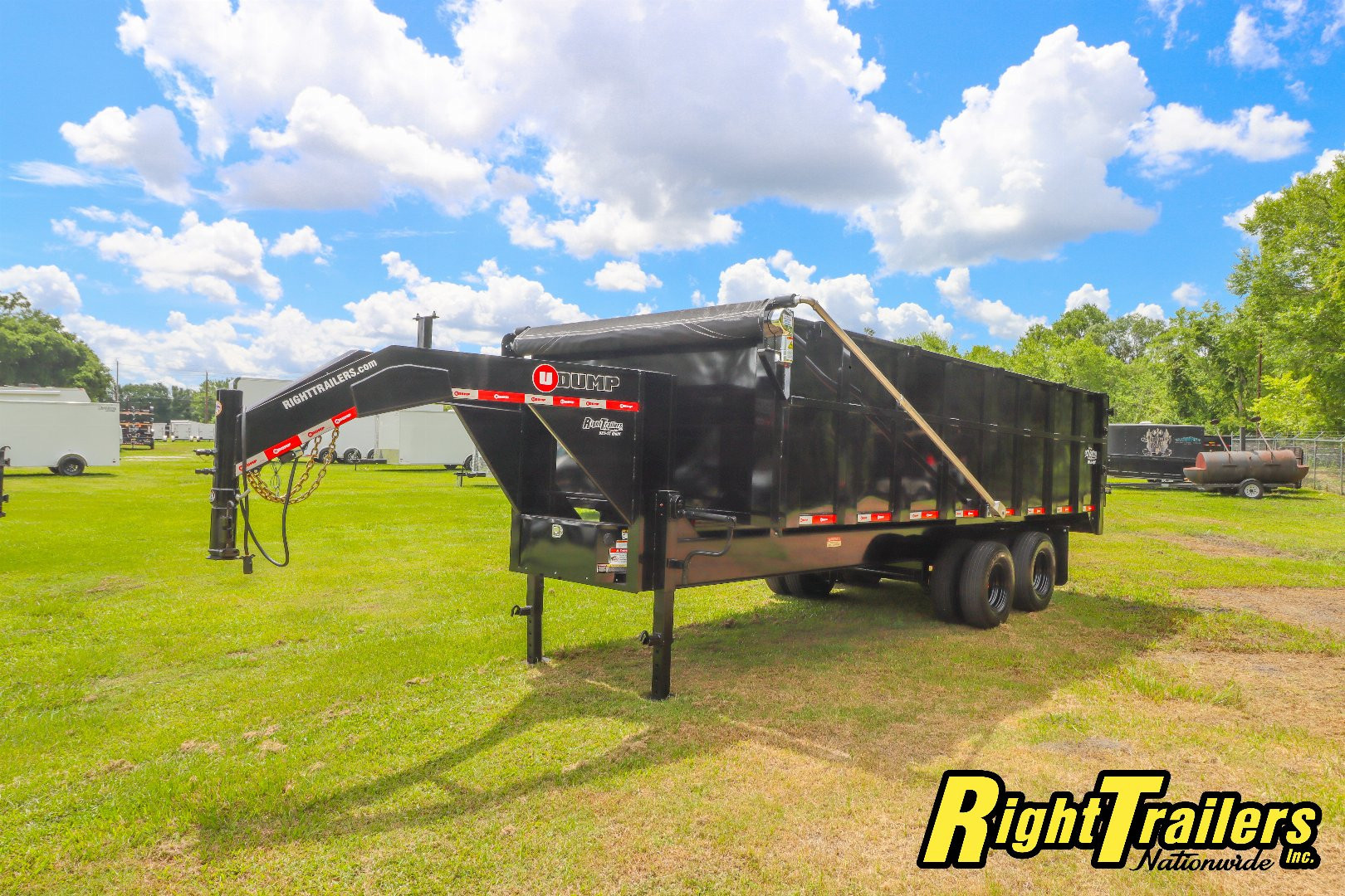 New 2025 8X20 U-DUMP GOOSENECK DUMP TRAILER