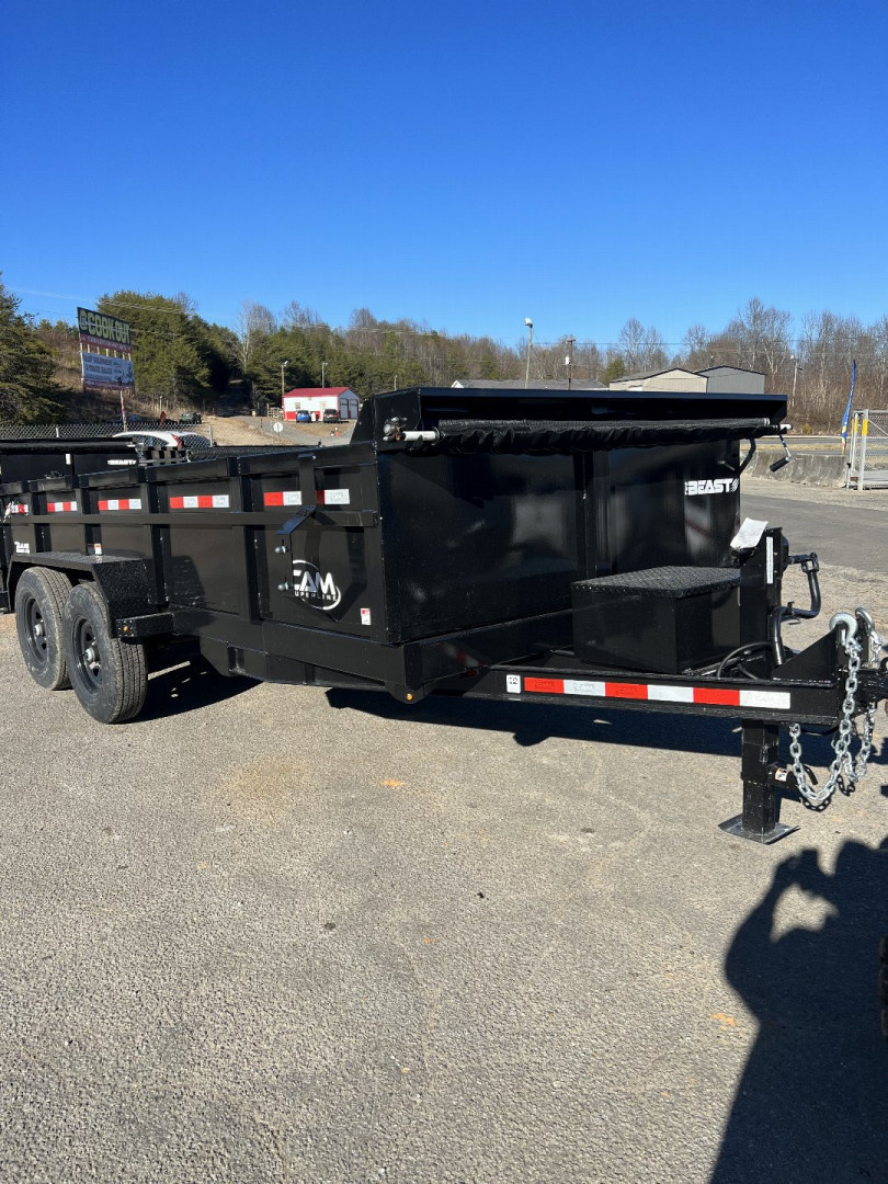 New 2025 Cam Superline PTLB8216-BP-154 Dump Trailer 16'