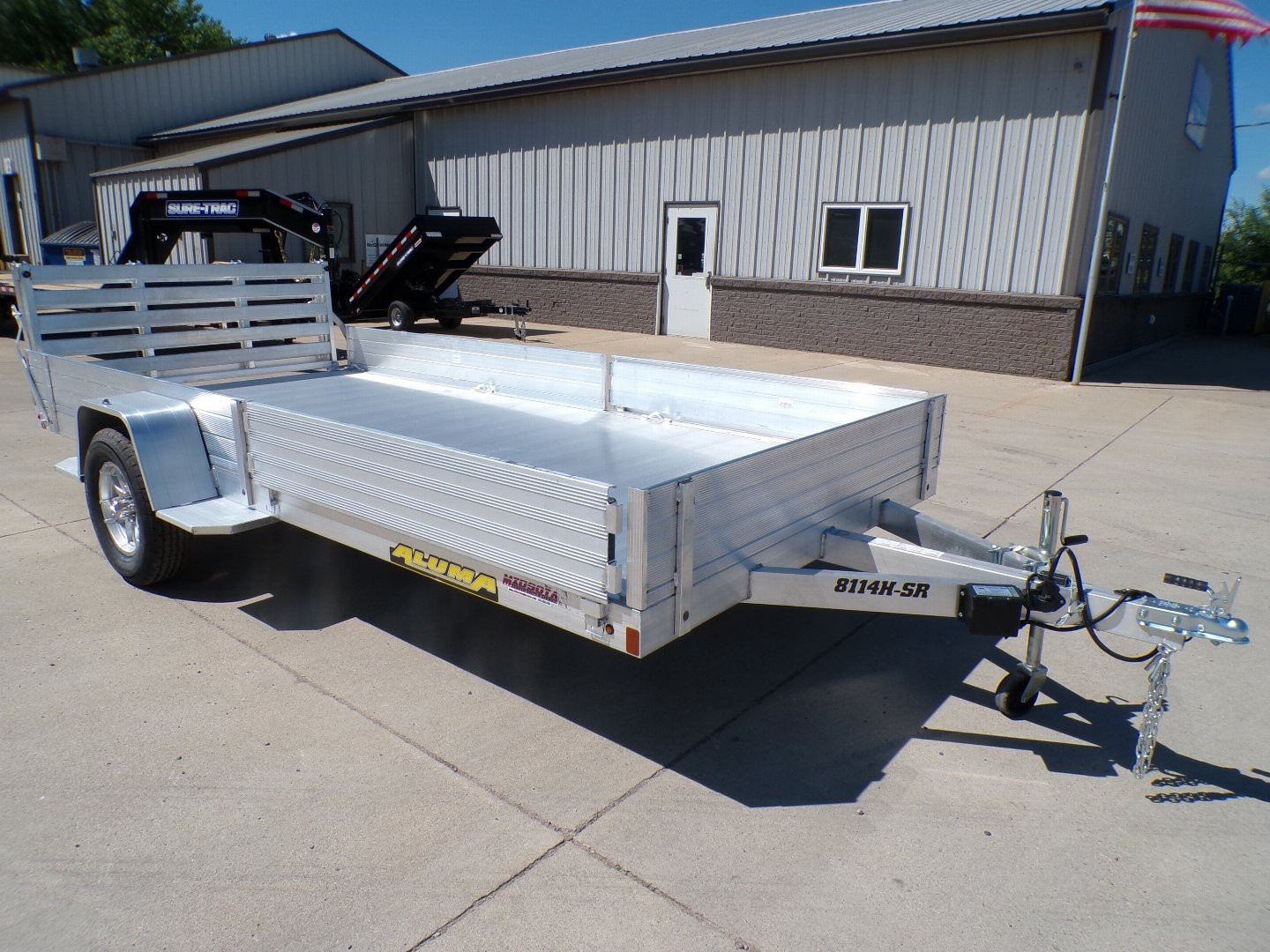 New *2026 Aluma 8114H-S-EL-R-BT-S Utility Trailer - 449