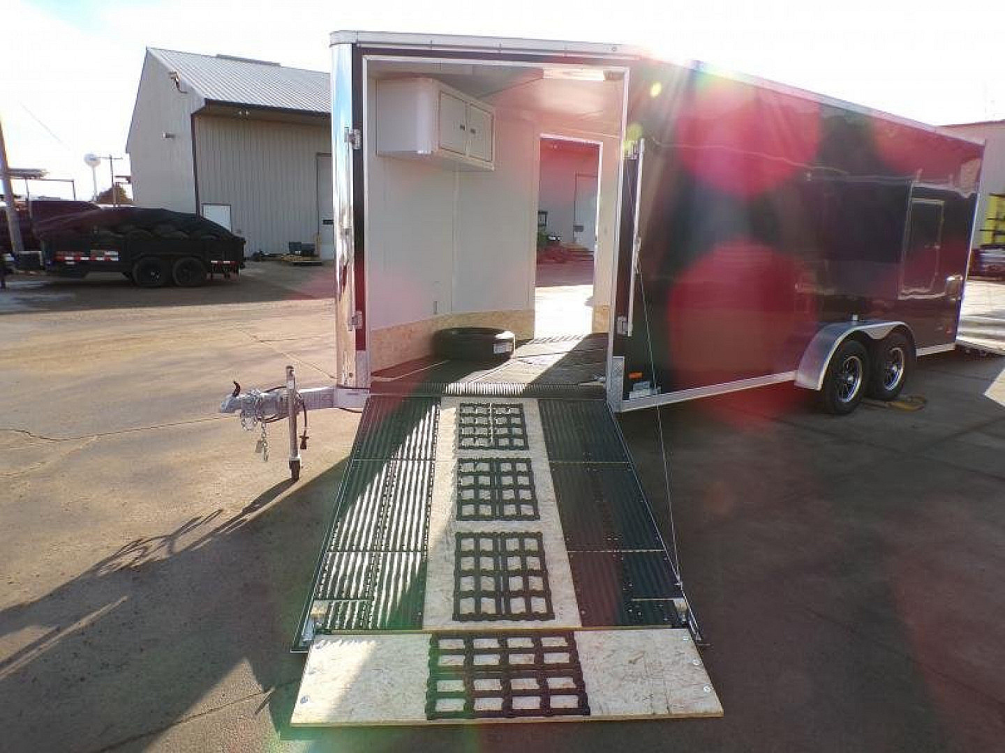 Used 2024 RC ARTEL 7X23 Enclosed Snowmobile Trailer - 993