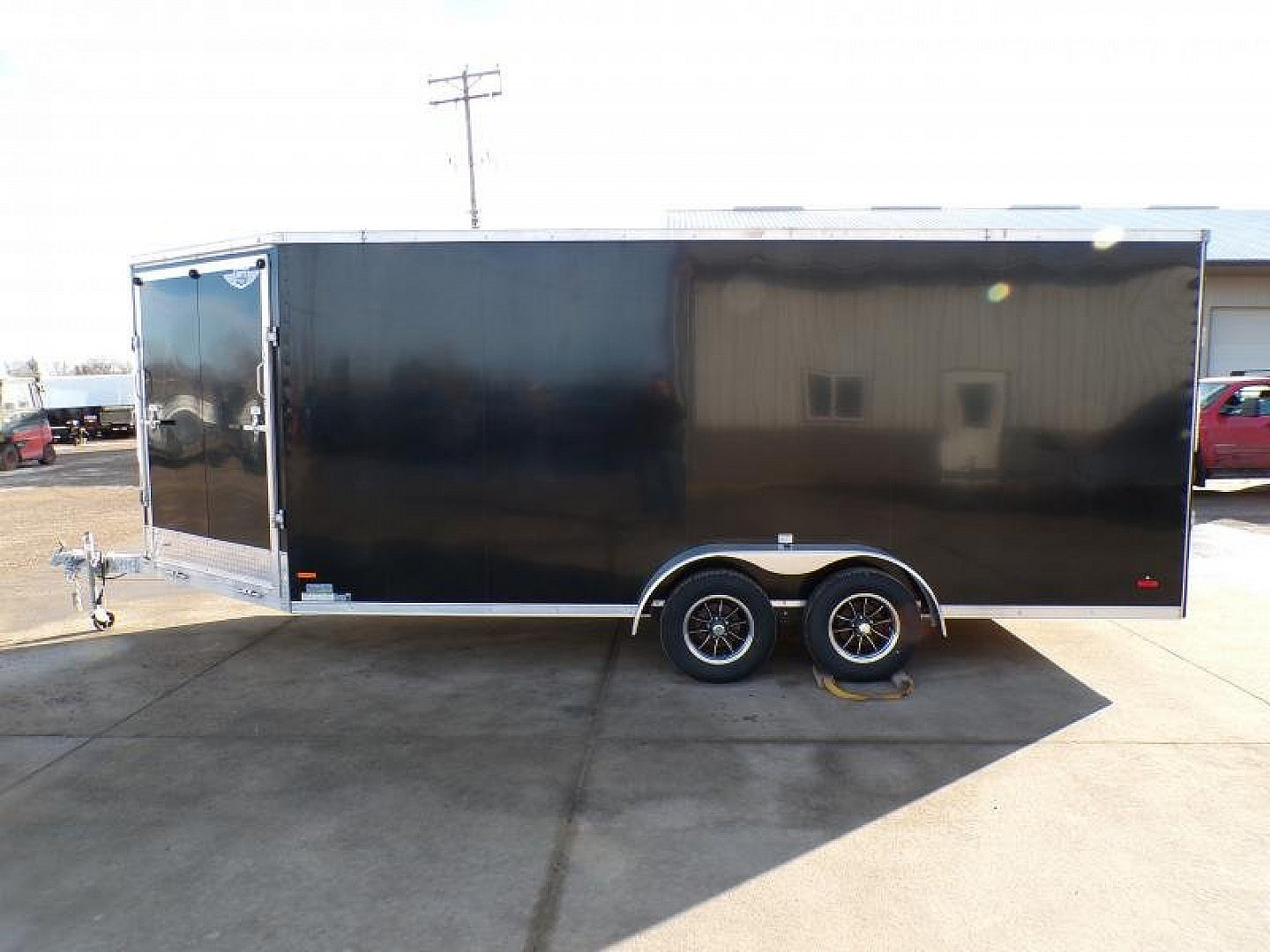 Used 2024 RC ARTEL 7X23 Enclosed Snowmobile Trailer - 993