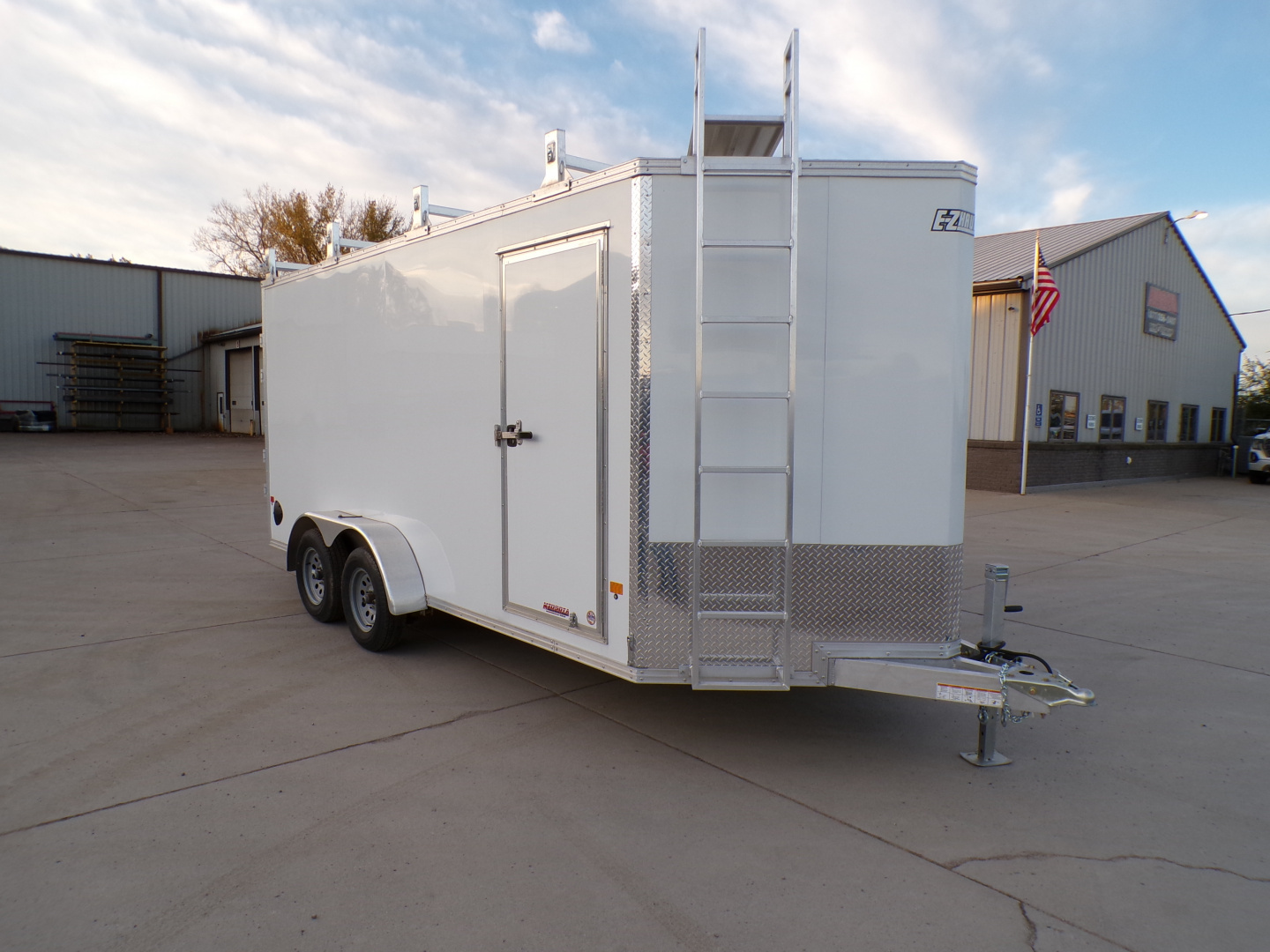 New 2025 Ez-Hauler 7X16 Contractor Package Cargo / Enclosed Trailer ...
