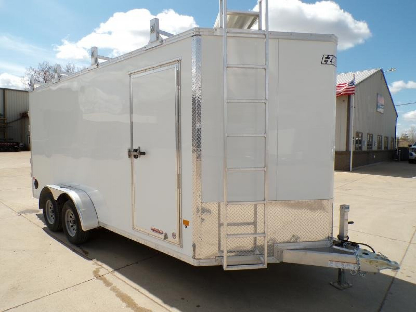 New 2025 Ez-Hauler 7X16 Contractor Package Cargo / Enclosed Trailer - 700