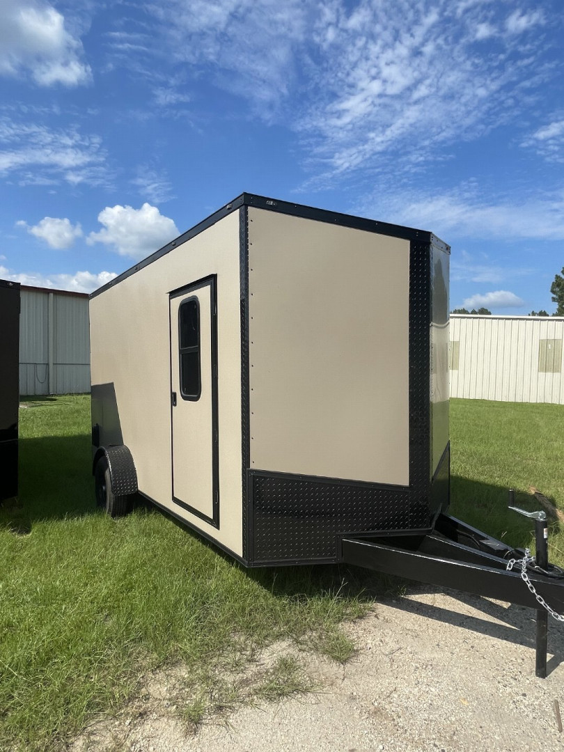 New 2025 PowerLine Cargo 7x14 Enclosed Trailer for sale in Fitzgerald, GA