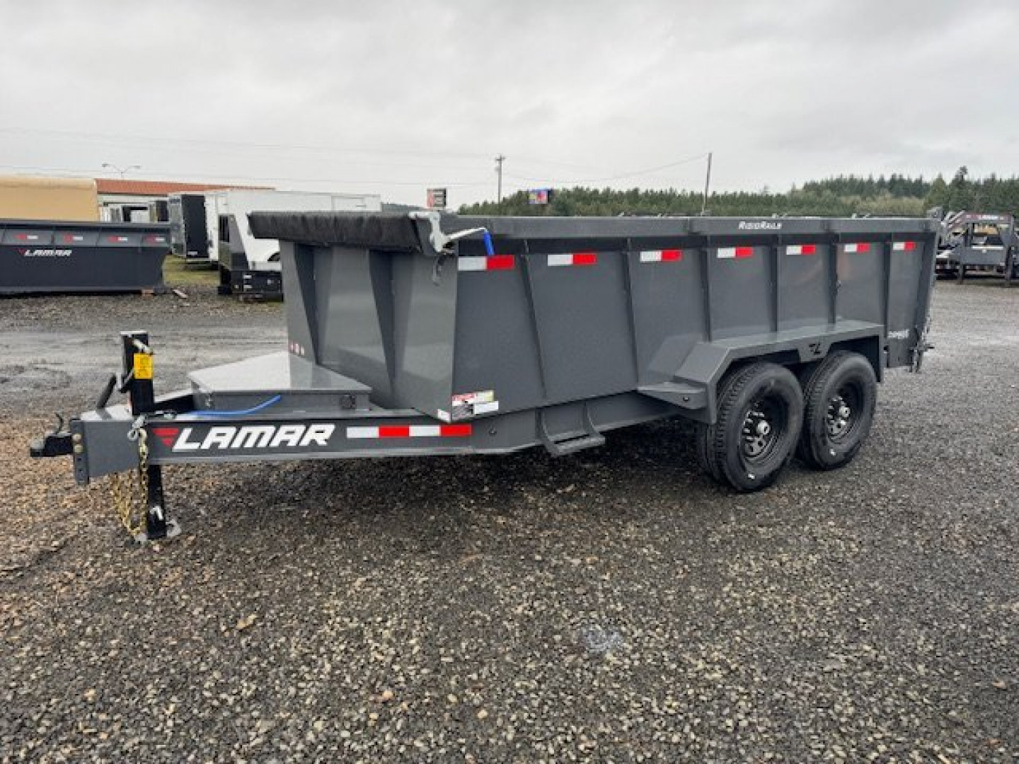 New 2025 Lamar Trailers DL 83X14/14K DUMP Dump Trailer 36" SIDES