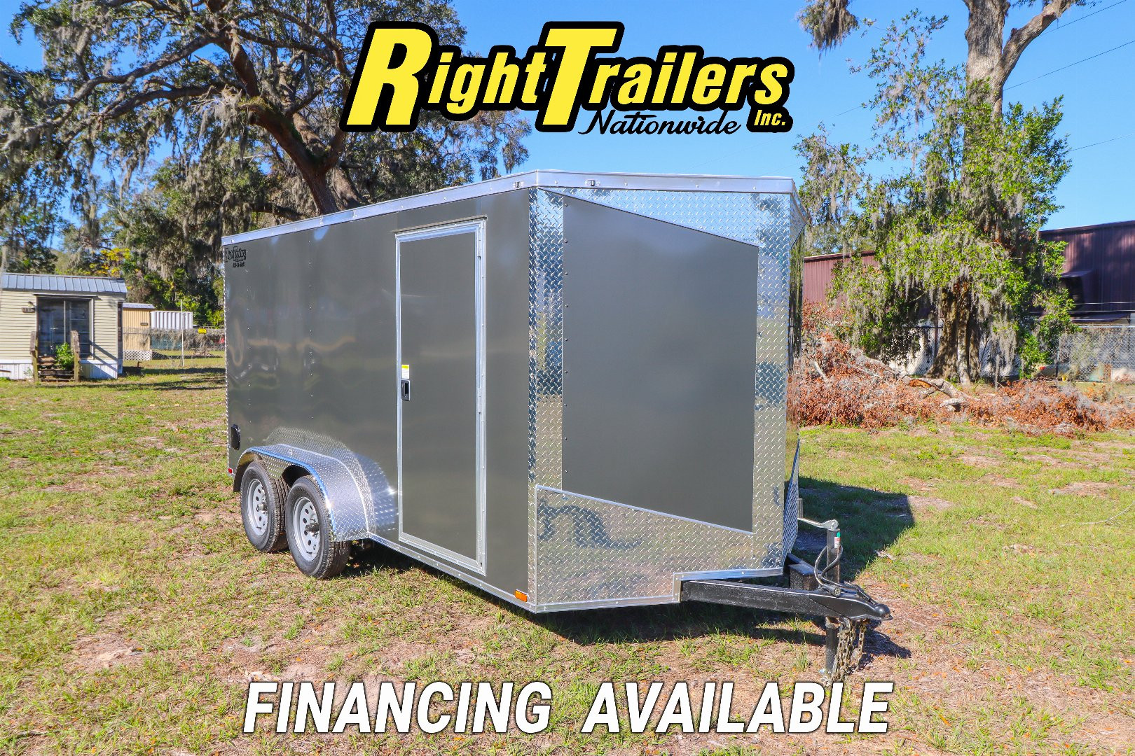 New 2025 7X14 Hook and Line CARGO TRAILER for sale in Ocala, FL