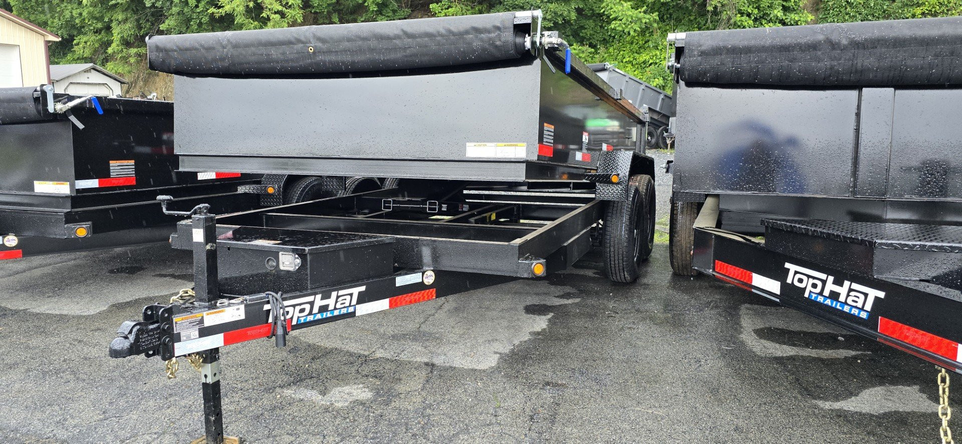 New 2025 Top Hat Trailers 7X14 Dump Trailer for sale in Enola, PA
