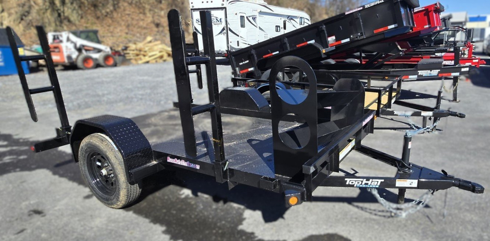 New 2025 Top Hat Trailers 5X10 WELDING TRAILER Utility Trailer