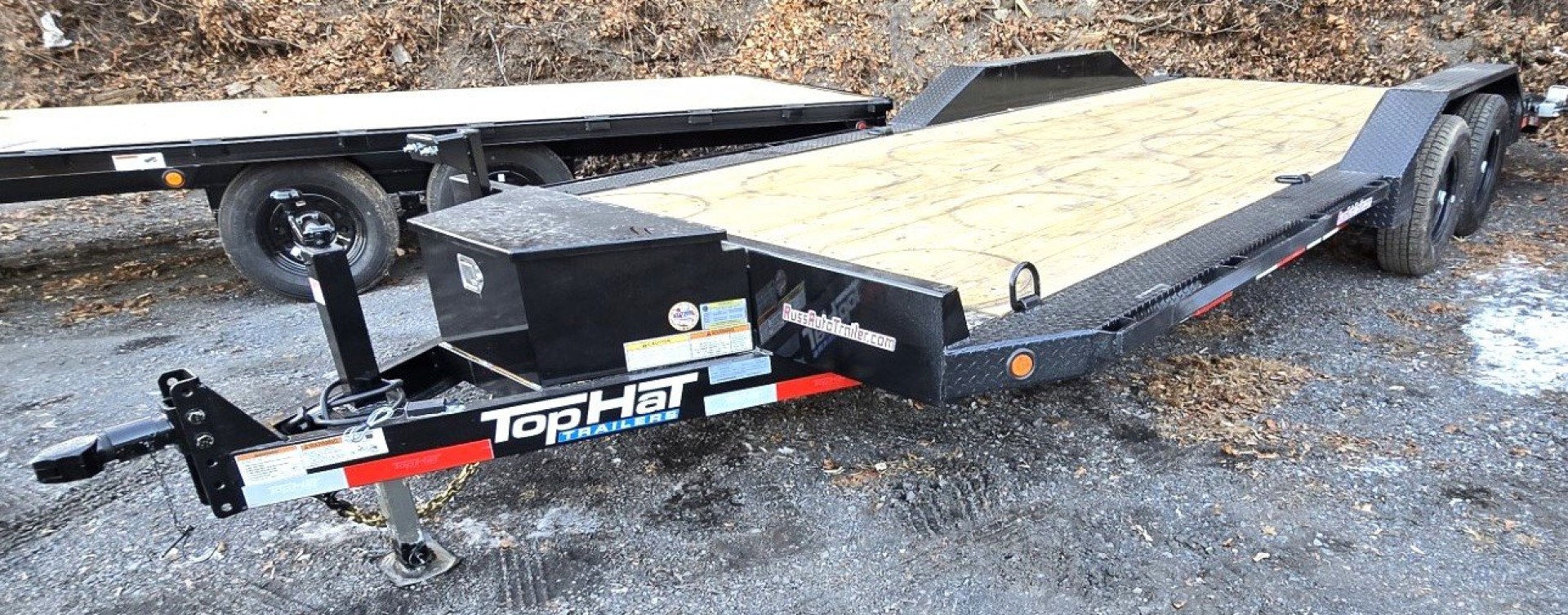 New 2025 Top Hat Trailers 20X102 Equipment Trailer DRIVE OVER FENDERS ...