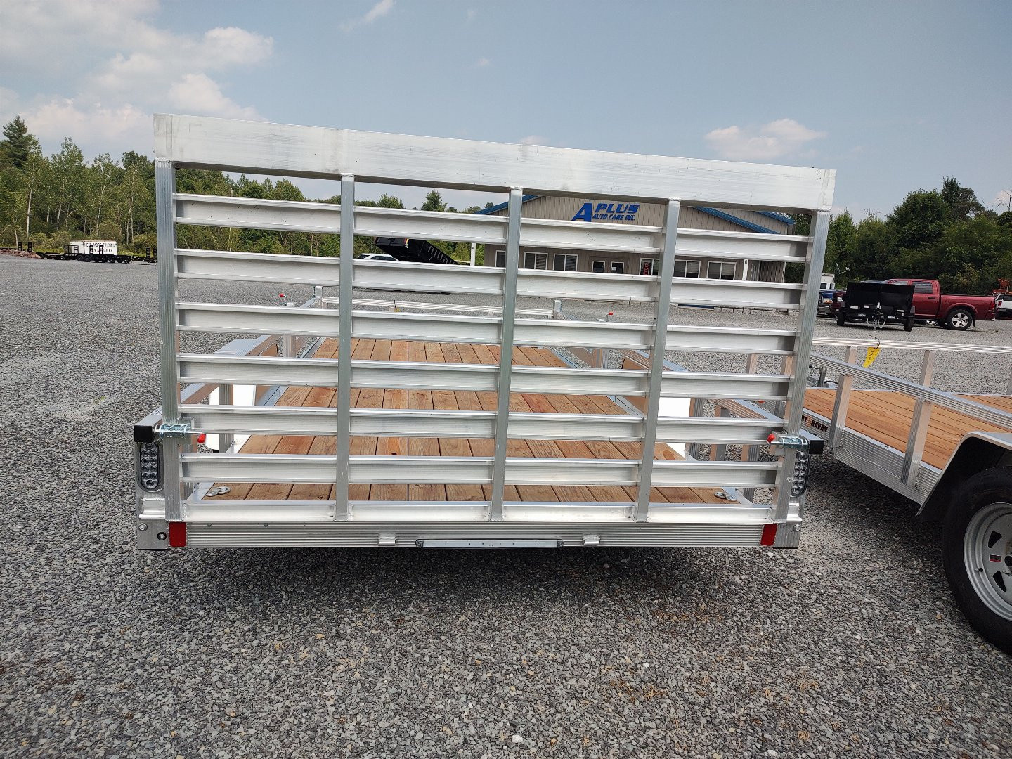 New 2026 SPORT HAVEN 7'x14' Aluminum Tube Top ATV Utility Trailer for ...