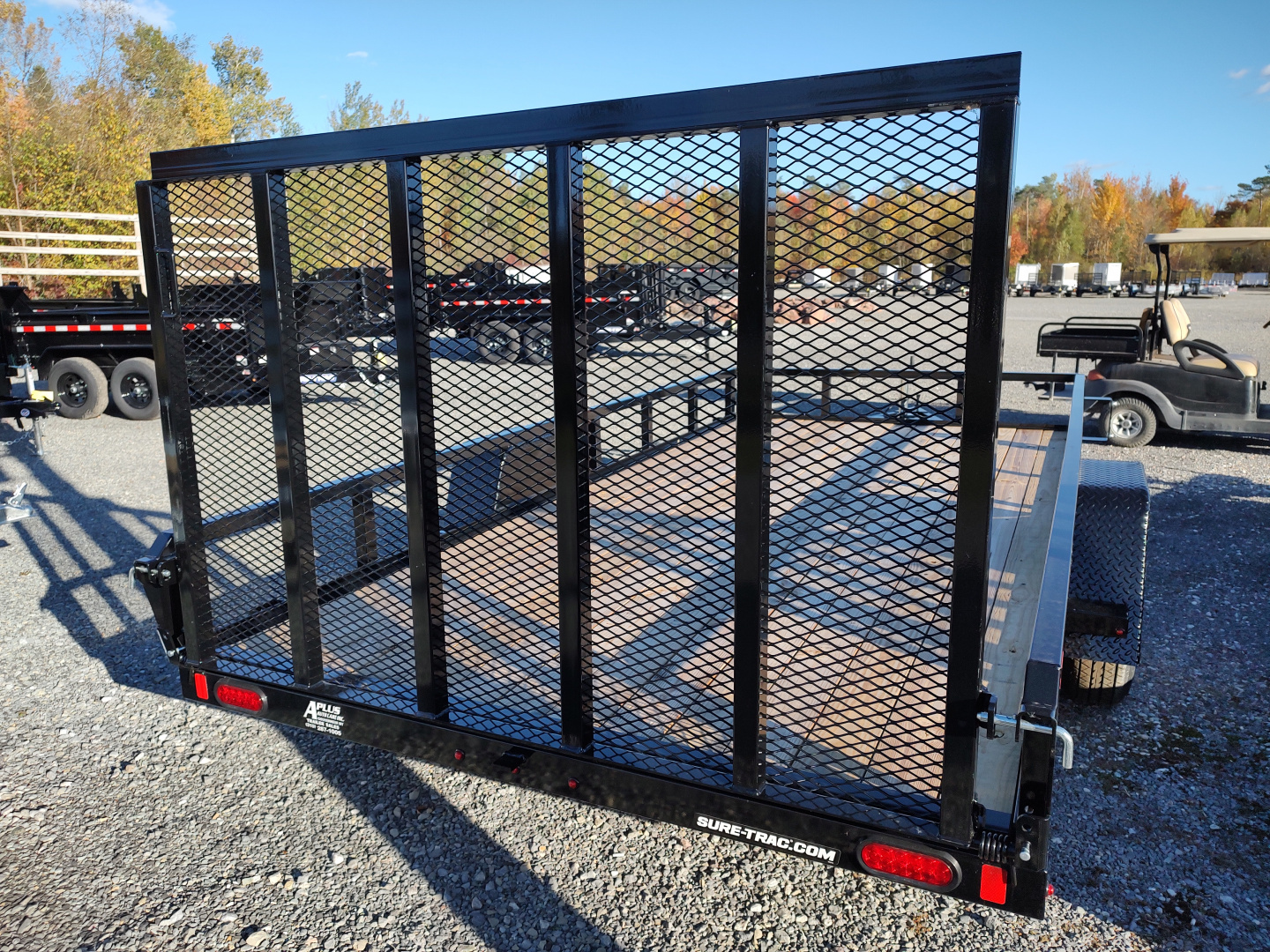 New 2026 Sure-Trac Tube Top Utility SA 7' x 14' 5k Utility Trailer