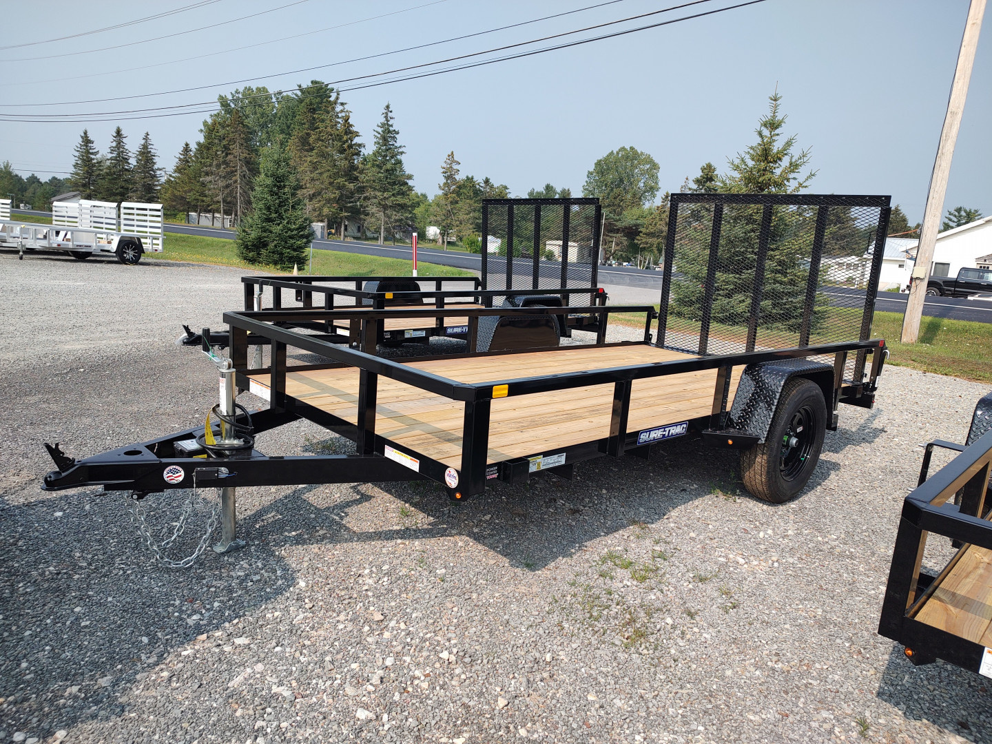 New 2026 Sure-Trac ST7212-B-035 6X12 TUBE TOP UTILITY Utility Trailer